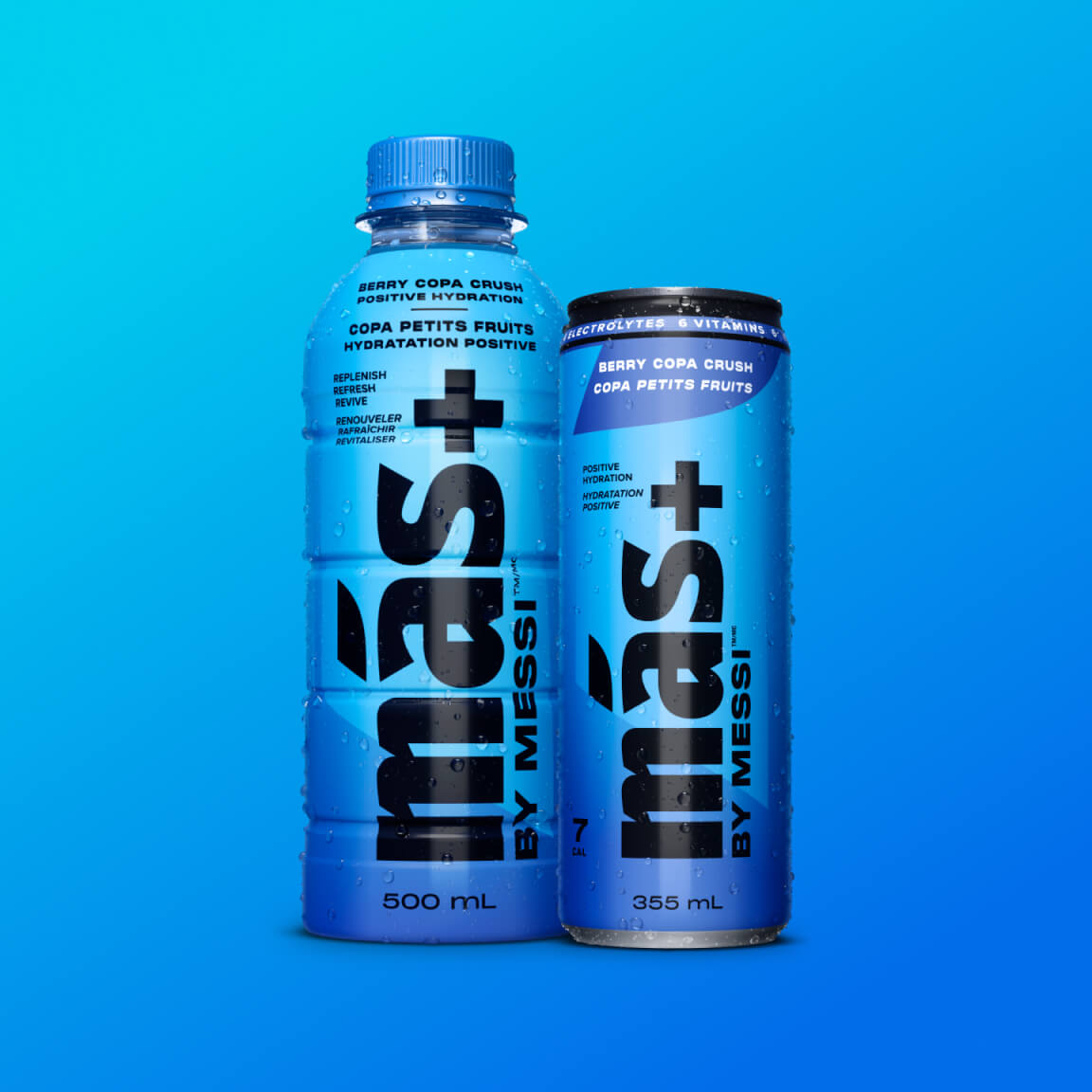 Berry Copa Crush | Positive Hydration from Más+ by Messi