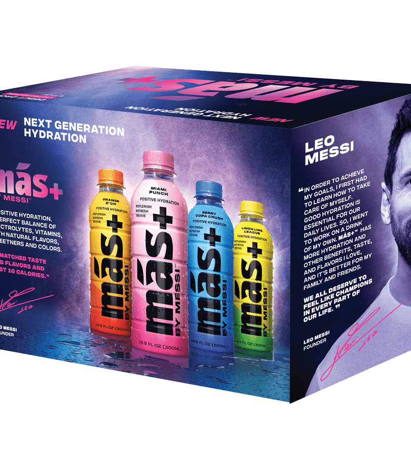 Más+ by Messi | Hidratación positiva – MÀS+ by Messi